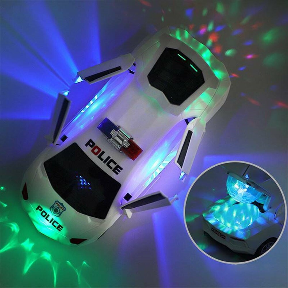 Toys Car for Boys Kids Electric Police Car Music L... – Grandado