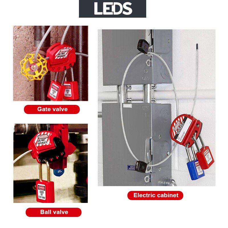 Verstelbare Kabel Lockout Universele Klep Veilighe... – Vicedeal