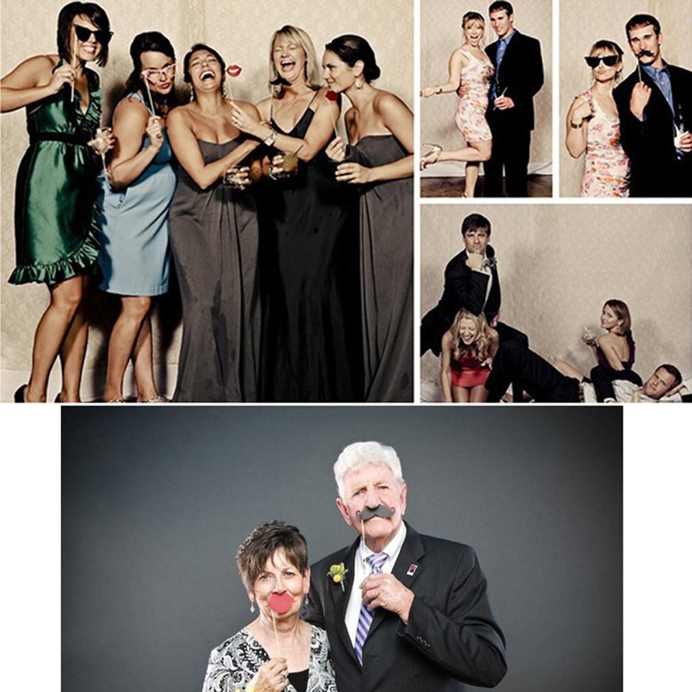 50 Styles/SET Funny Christmas Party Photo Props Ki... – Grandado