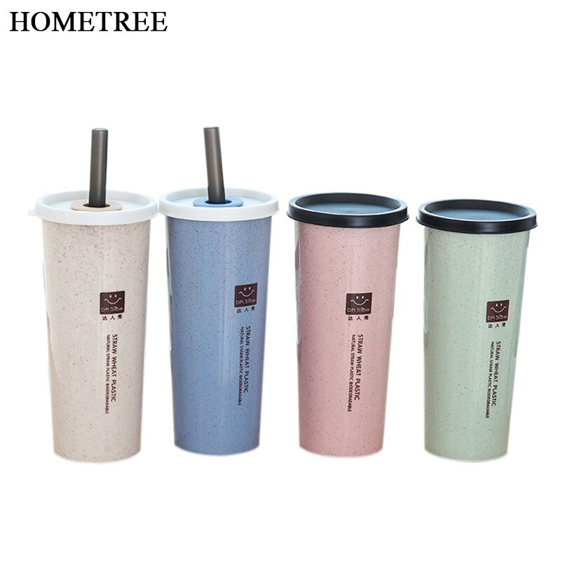 HOMETREE 450ml Water Cup With Straw Cola Coffee Cu... – Grandado