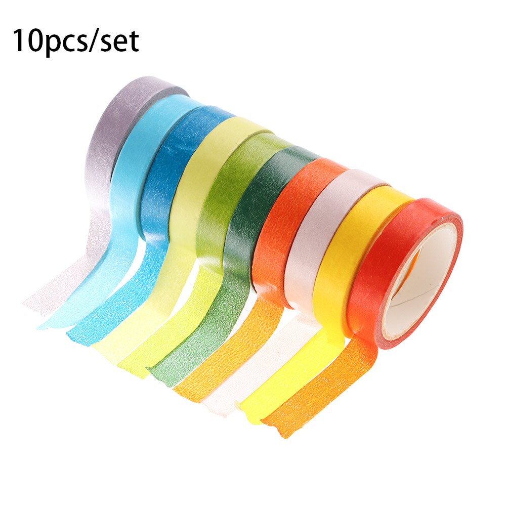 10 Rainbow Roll Paper Masking Crafts DIY Sticky Ad... – Vicedeal
