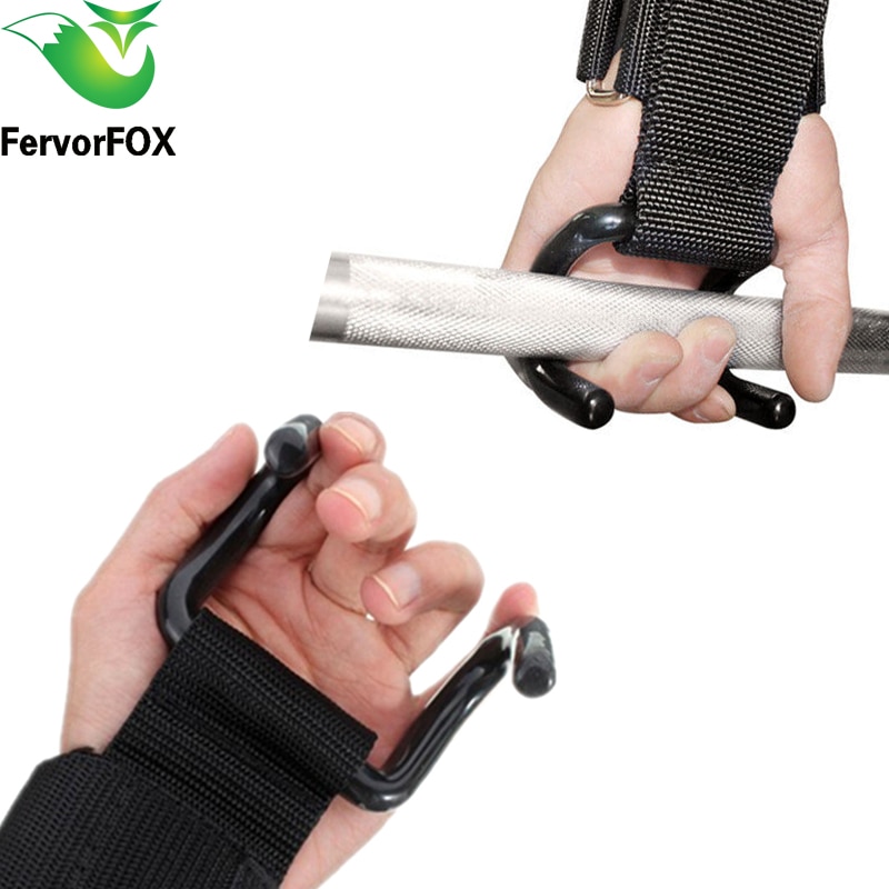 Adjustable Strong Steel Hook Grips Straps Weight L... – Grandado