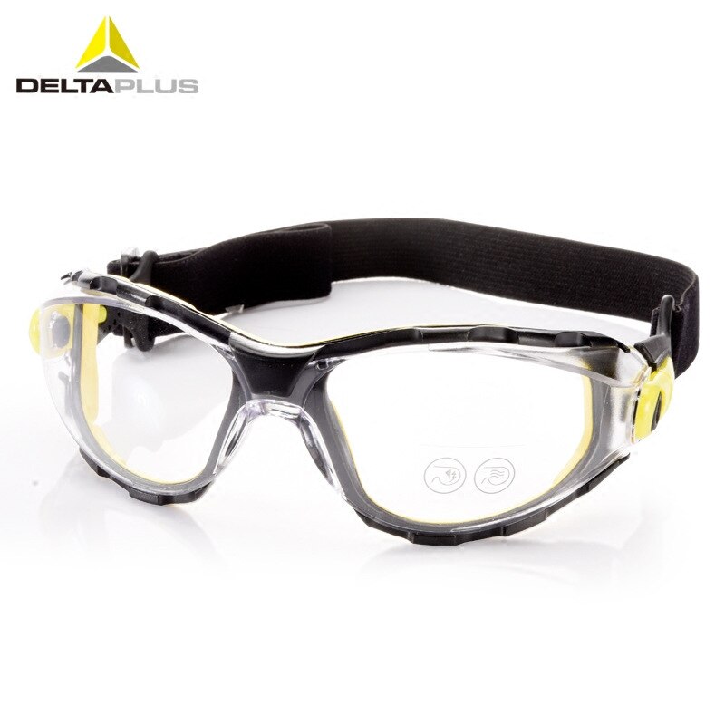 Deltaplus safety goggles adjustable strap wind-pro... – Vicedeal