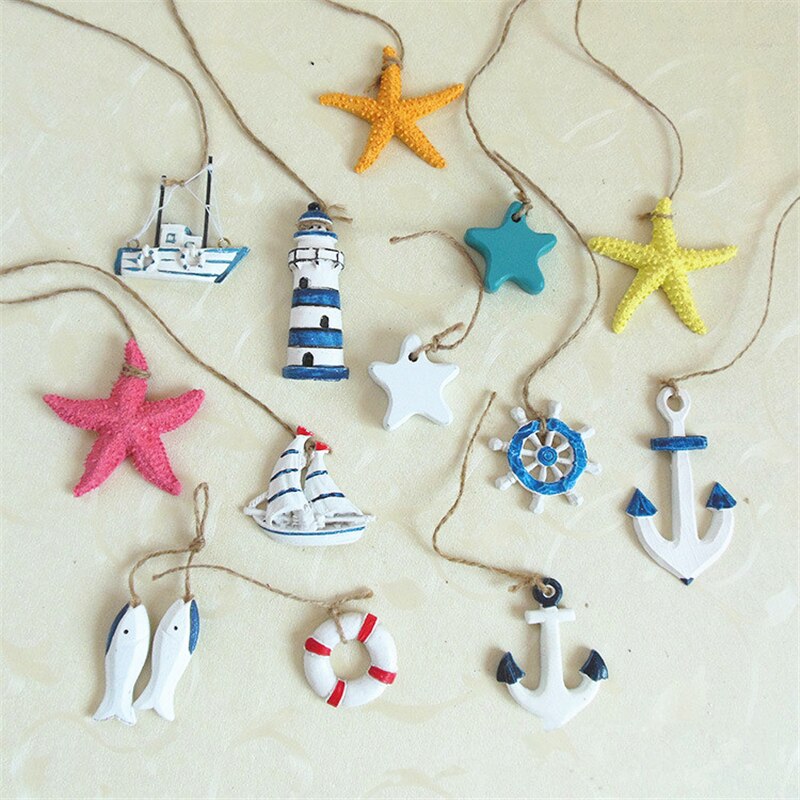 DIY Resin Mini Sea shells Anchor Mediterranean Sty... – Vicedeal