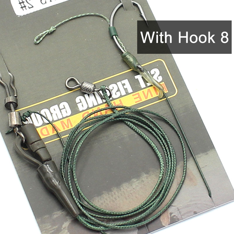 Carp Fishing Line Ready Tied Rigs Leadcore Coated ... – Grandado