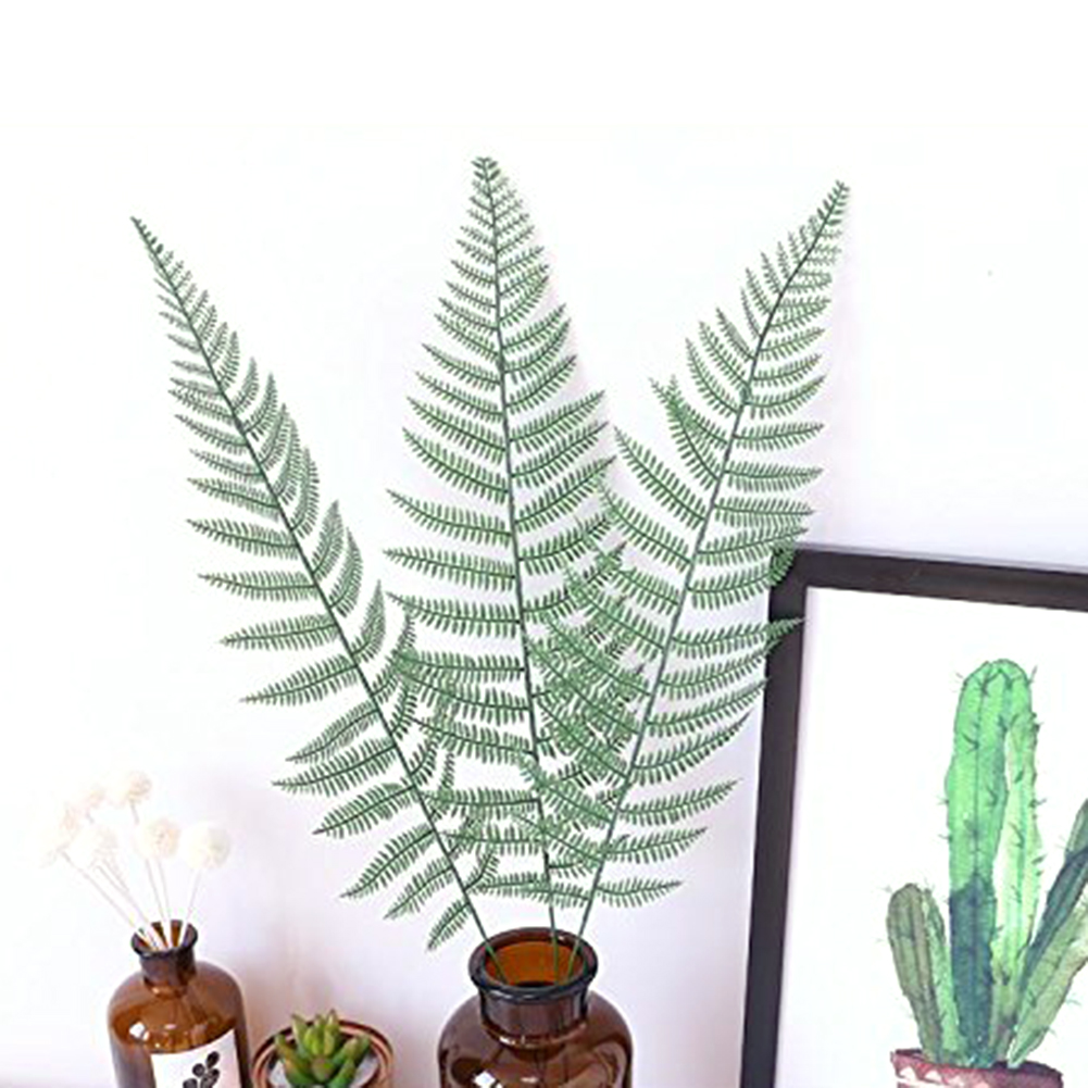 10 Large Plastic Artificial Green Loose Tail Leaf ... – Vicedeal
