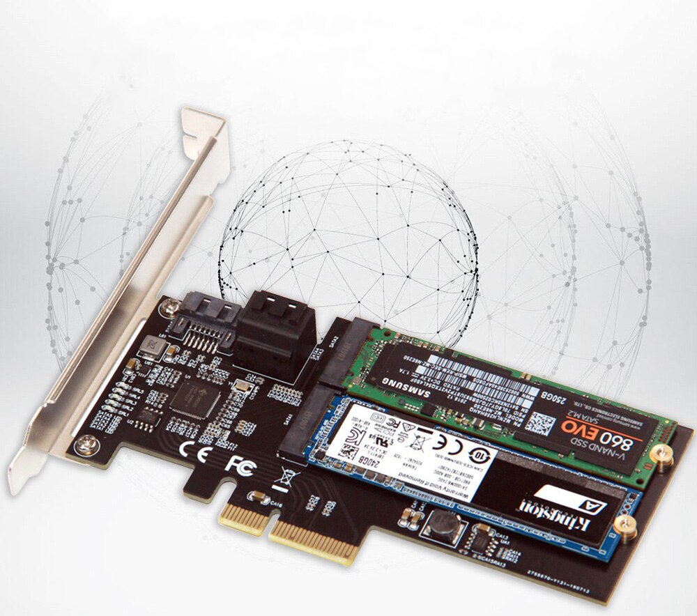 SATA Raid Controller SATA Raid M2 PCI Express Raid... – Grandado