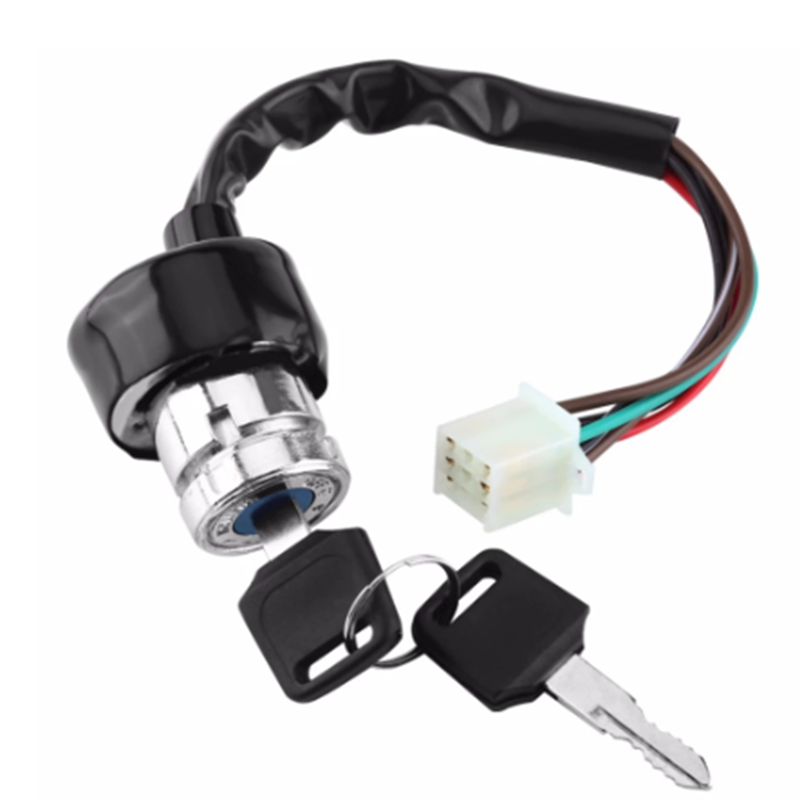 Universal 6 Wire Ignition Switch 3 Position 2 Keys... – Grandado