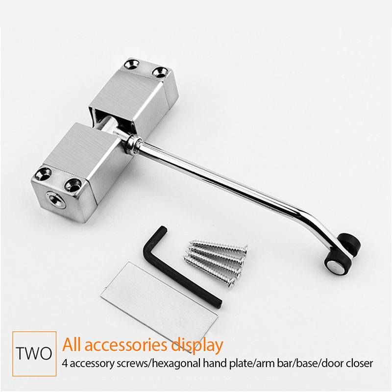 Stainless Steel Automatic Mounted Spring Door Clos... – Grandado