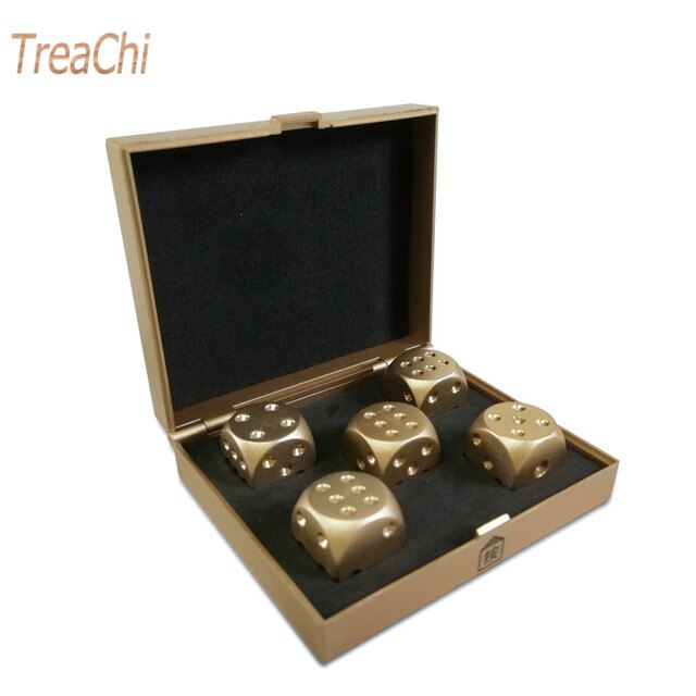 Portable Metal Aluminium Alloy Dice Poker Game Dic... – Vicedeal