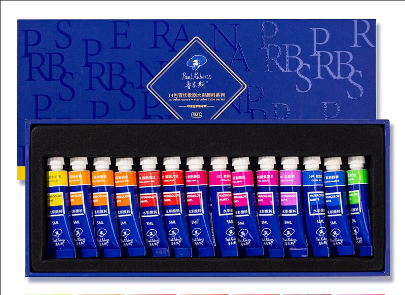Paul Rubens 14 colors 5ml watercolor paint Opera f... – Grandado