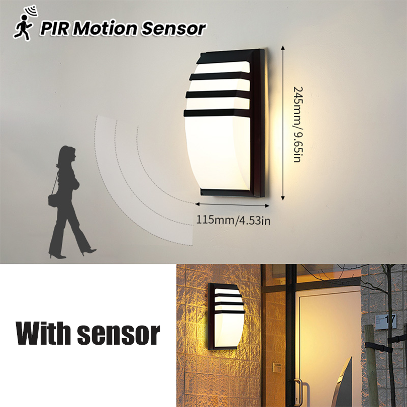Led Outdoor Wall Light Waterproof IP66 Motion Sens... – Grandado