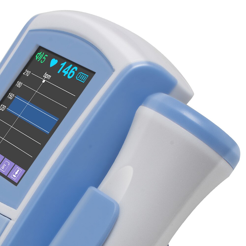3MHz Blue Doppler Color LCD Display Pocket Fetal D... – Grandado