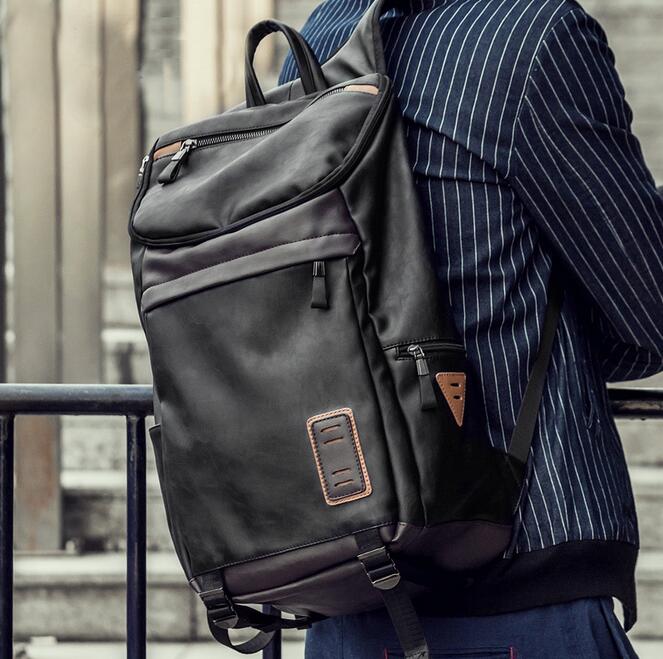 X-online 062517 mens backpack double shoulder bag – Grandado