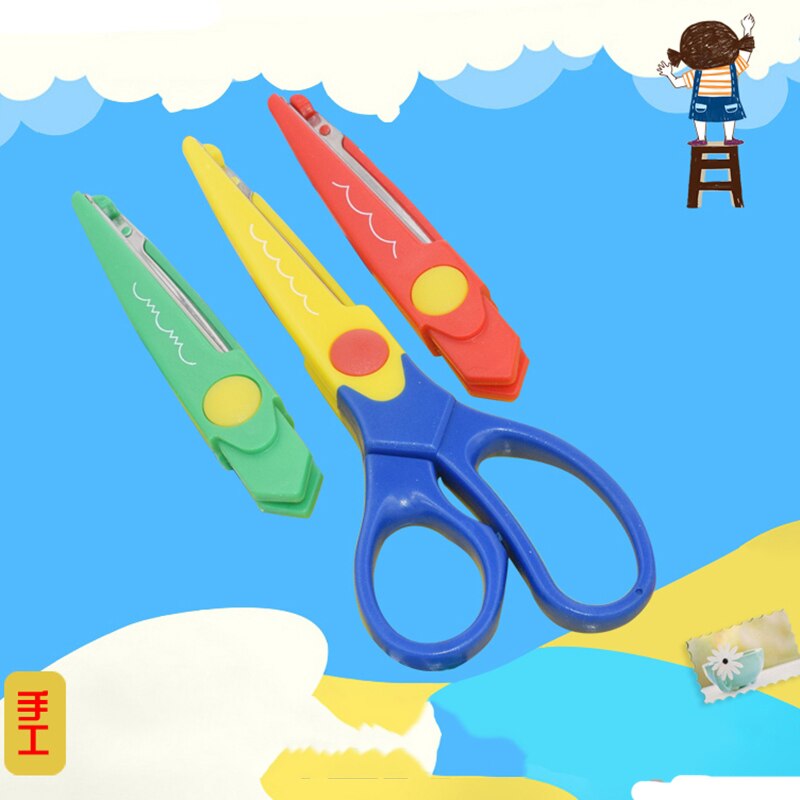 1 Pc/Set 3-Type Laciness Scissor for School Statio... – Grandado