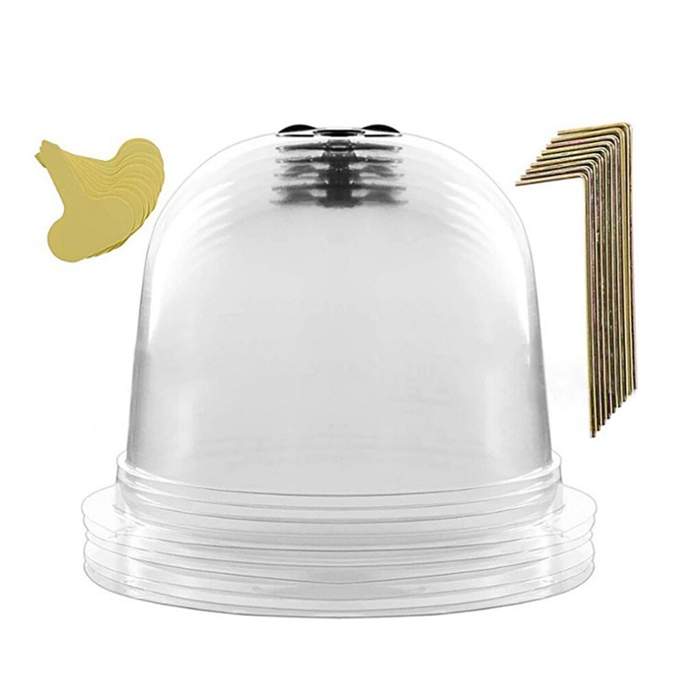 Transparent Plastic Cloche Temperature Nursery Pla... – Vicedeal