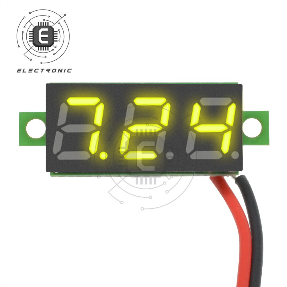 Digital Voltmeter DC 2.5V to 30V 0.28 inch Digital... – Grandado