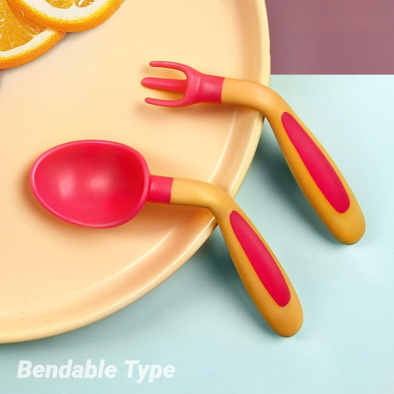 Babyvoeding Lepel Frok Rechte Buigbare Type Beschi... – Vicedeal