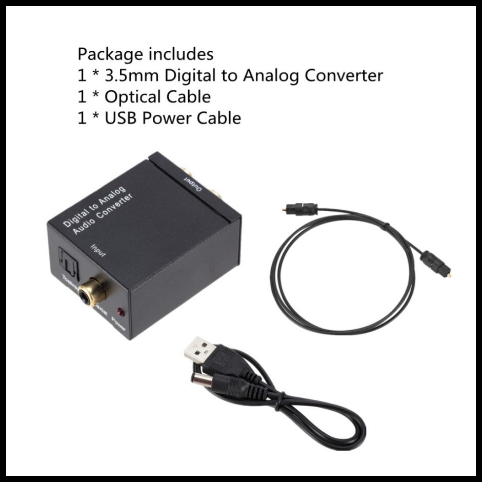 Grwibeou Digitale Audio Analoog Converter Audio Op... – Vicedeal