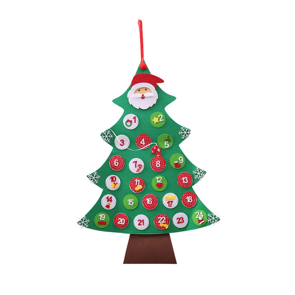 Countdown Calendar Non-Woven Calendar Pendant Sant... – Vicedeal
