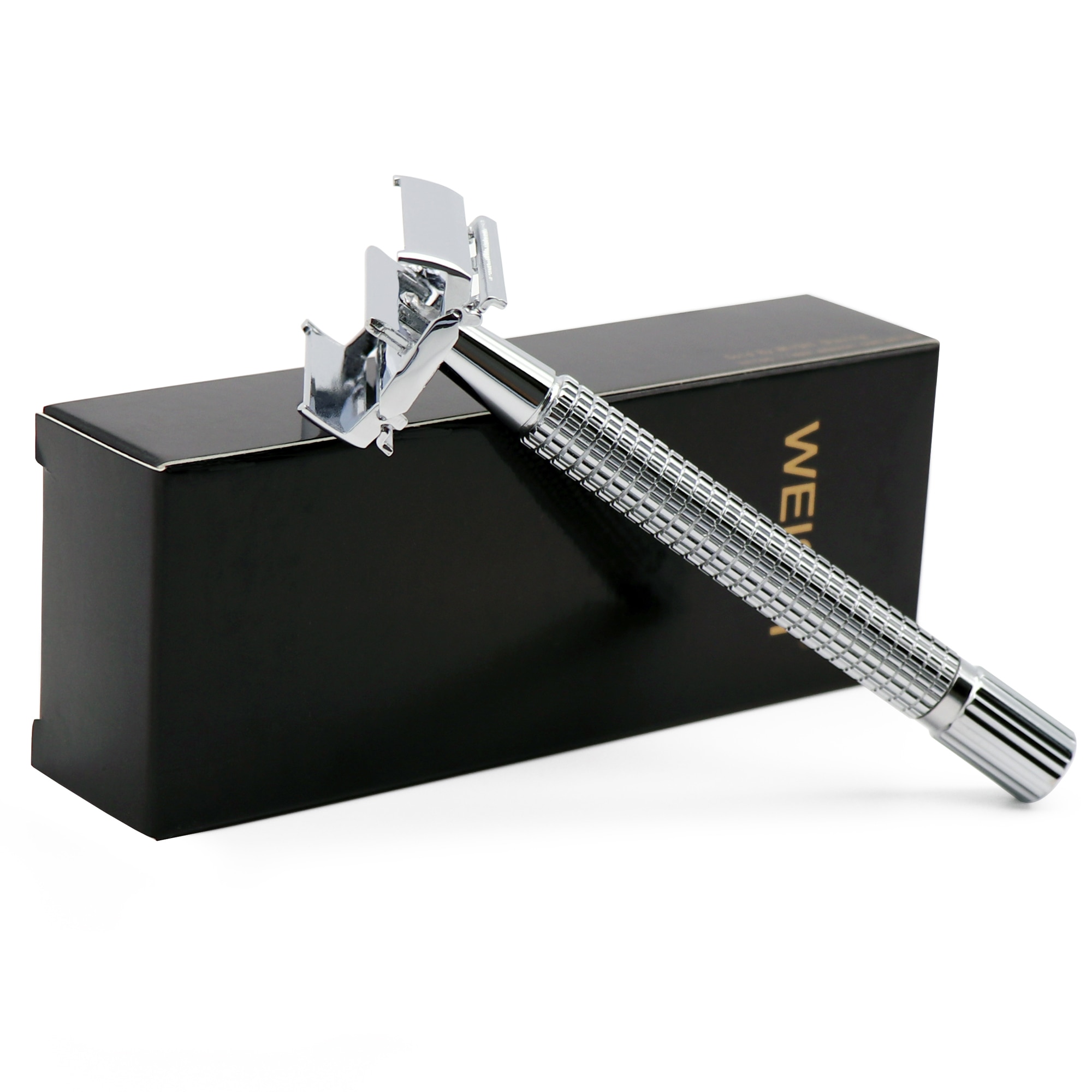 WEISHI Chrome Long Handle Butterfly Open Double Ed... – Grandado