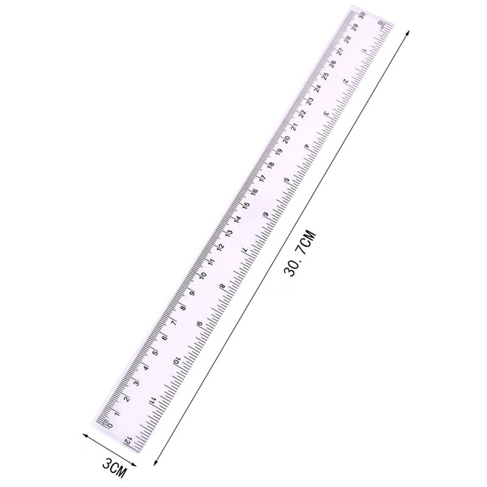 Plastic Ruler 6/8/12 Inch Standard/metric Rulers S... – Grandado