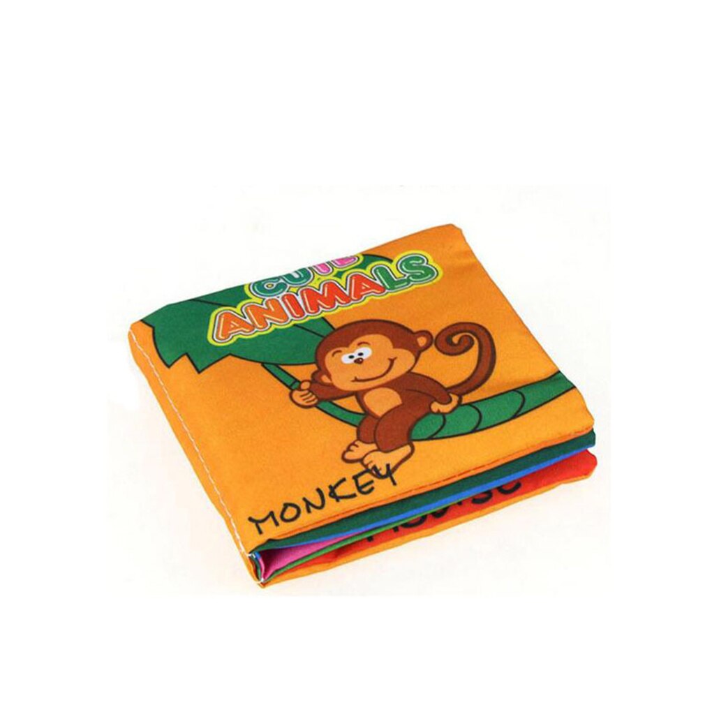 Baby Soft Cloth Book Toy Animal Tails Cloth Book N... – Grandado