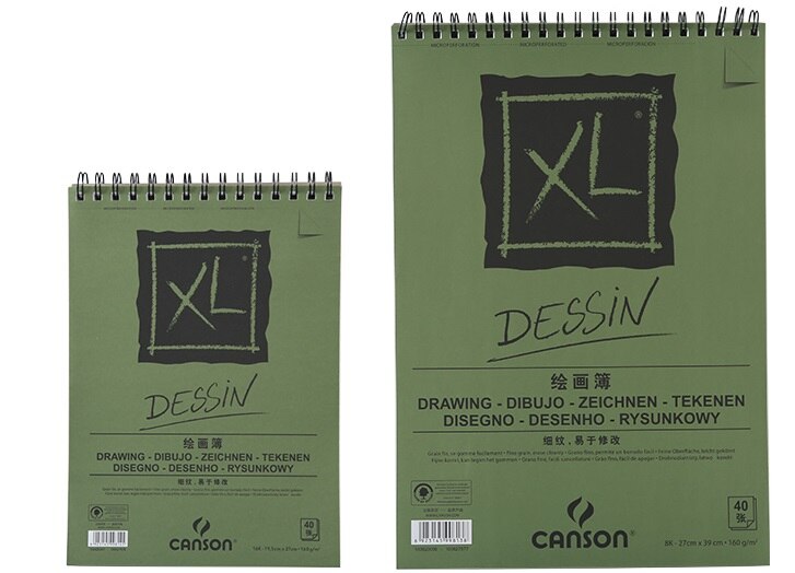 Canson XL coarse/fine grain sketchbook 8k16K water... – Vicedeal