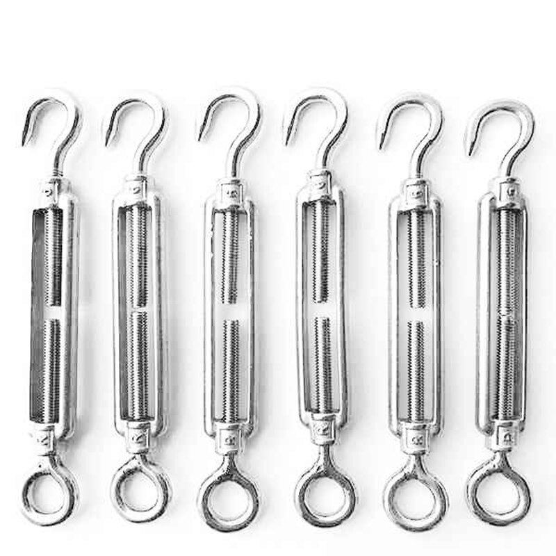 5 pcs M8 304 Rvs Haak & Oog Spanschroef Haak Draad... – Grandado