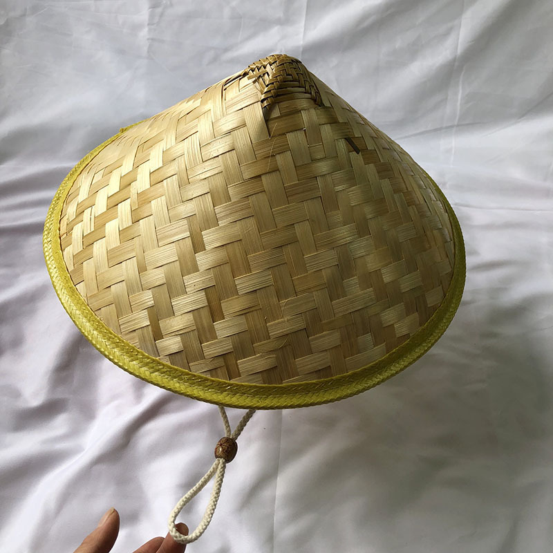 Bamboo Hat Chinese Style Rattan Fisherman Hats Ret... – Grandado