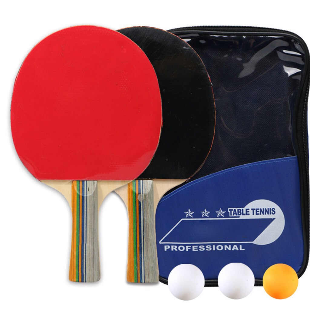 Indoor 2 Player Table Tennis Racket 2PCS Paddle Ba... – Grandado