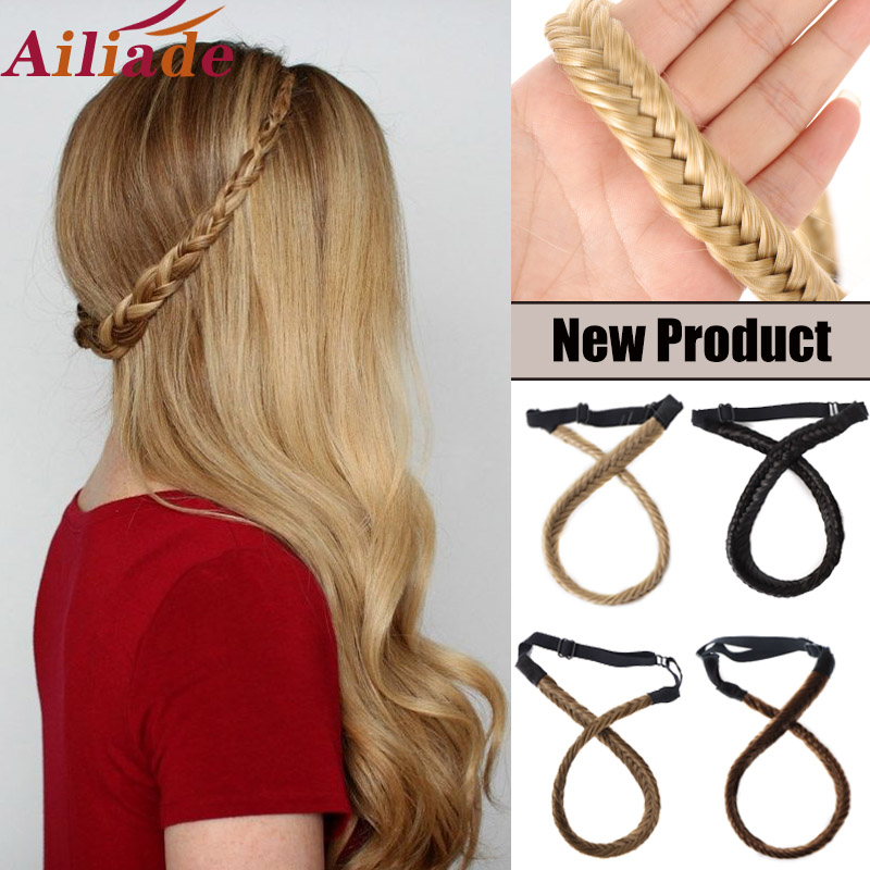 AILIADE Fishbone Braids Elastic band made of hair ... – Vicedeal