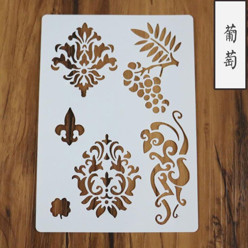6pc Stencils Panda Drawing Templates DIY Graphics ... – Grandado