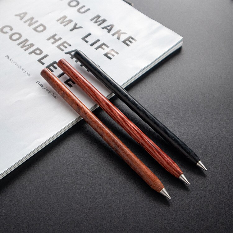 Unlimited Ink-free Wood Eternal Writing Pen Office... – Grandado