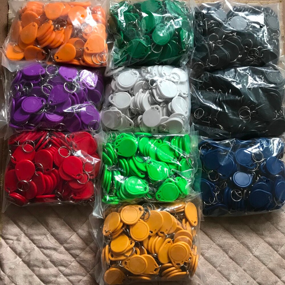 10pcs RFID key fobs 13.56MHz proximity NFC tags 21... – Grandado