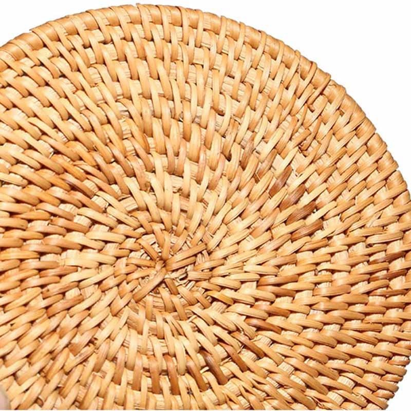 4 Pcs Rattan Trivets for Dishes-Insulated Pads,Dur... – Grandado