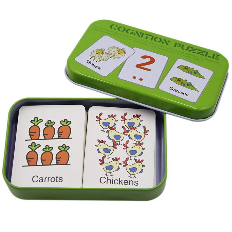 Anti-Tear Flash Cards Learning Alphabet Puzzle Car... – Grandado