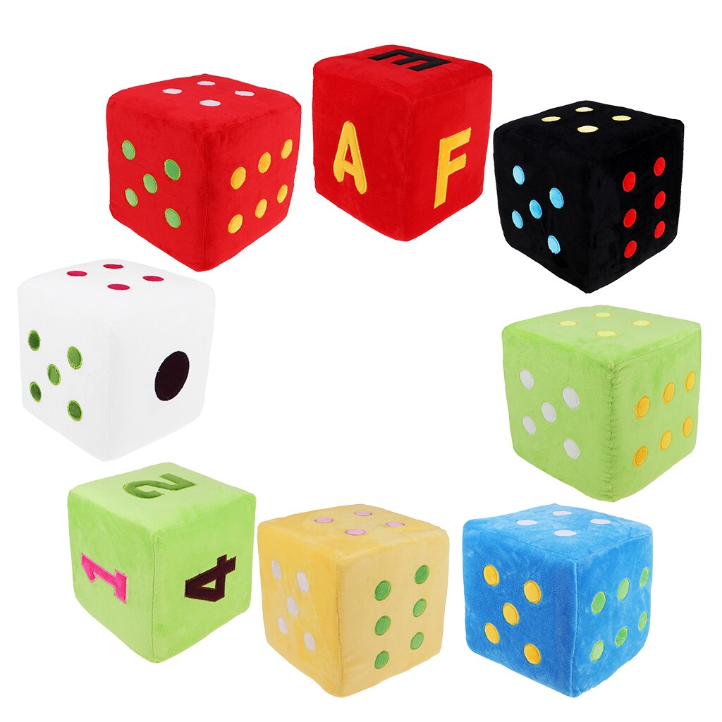 20cm Plush Doll Toy Large Dice Pillow Puzzle Kids ... – Vicedeal