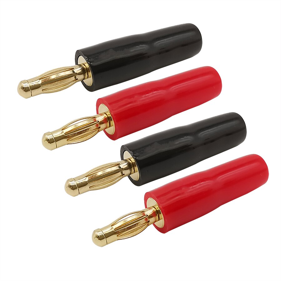 4 Teile/los Kupfer Gold-überzogene Audio- Lautspre... – Grandado