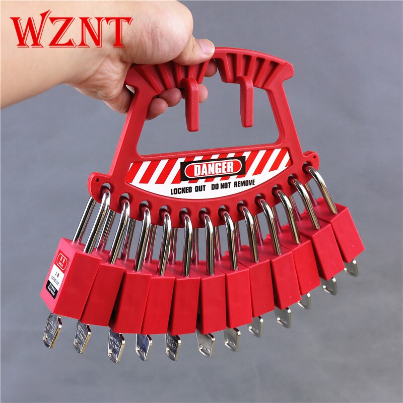 NT-PH01 12 Lock Portable Padlock Rack Lockout Port... – Grandado