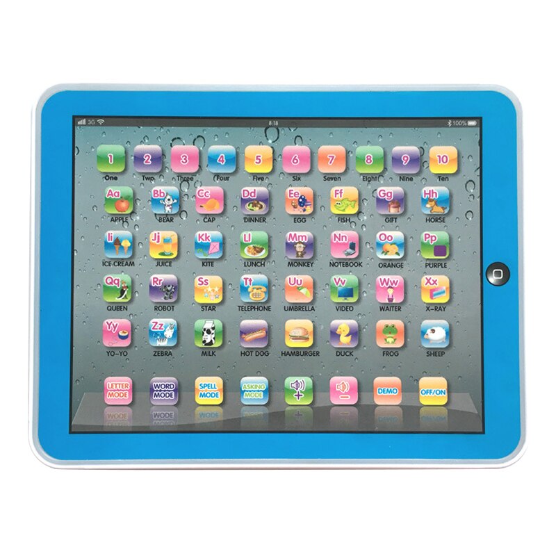English Learning Tablet Toy Kids 8.1 inch Baby Tab... – Grandado