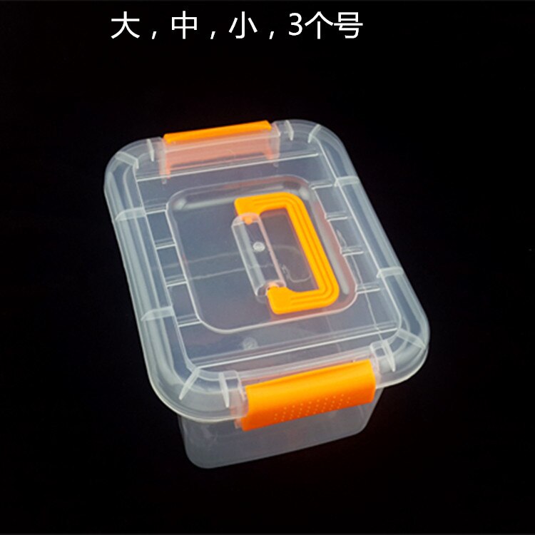 1PC 3 Size Plastic Storage Box Portable Storage Fi... – Grandado