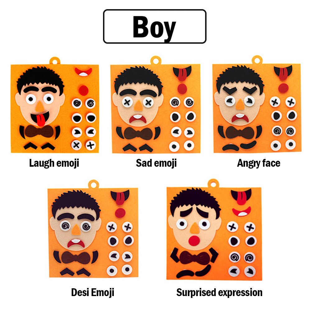 30CM*30CM baby Learning Chirldren DIY Toys Emotion... – Vicedeal