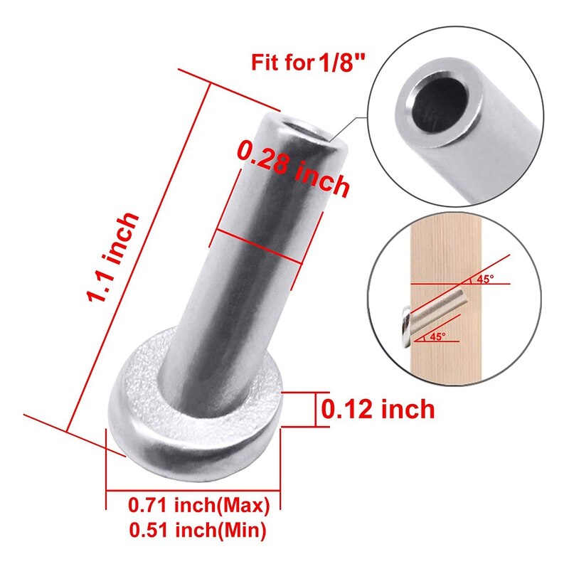 40 Pcs T316 Marine Grade 45 Degree Angle Bevel Pro... – Vicedeal