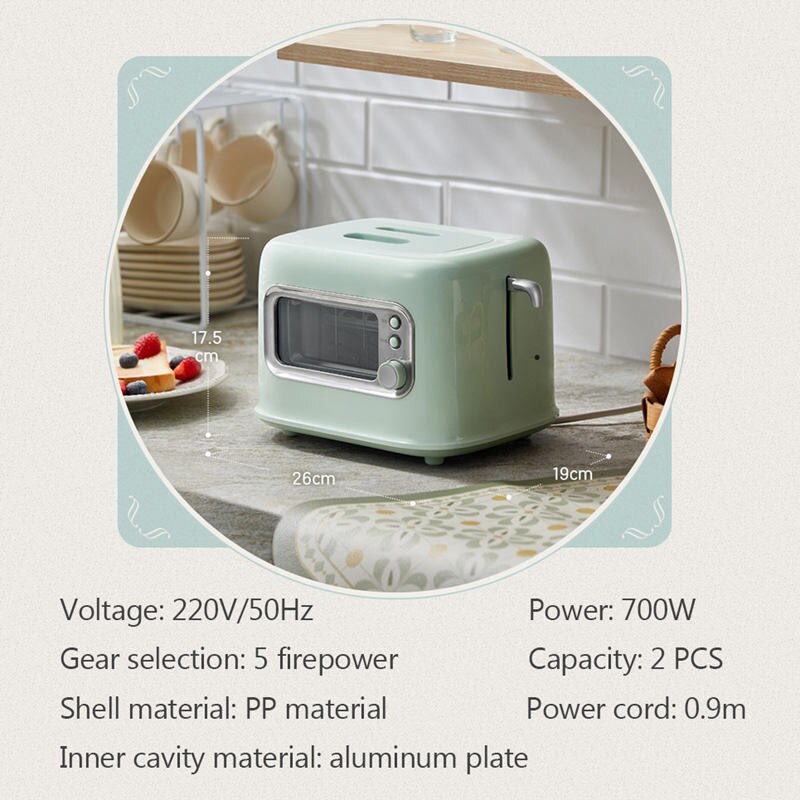 Automatic Electric Toaster Bread Baking Machine Vi... – Vicedeal