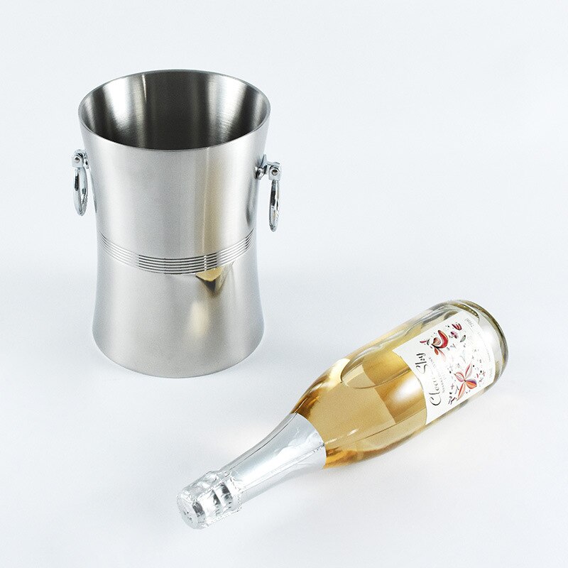 Stainless Steel Ice Bucket Wine Beer Cooler Champa... – Vicedeal
