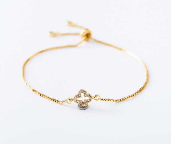 gold silver Chain micro pave cz Zircon Cubic Zirco... – Vicedeal