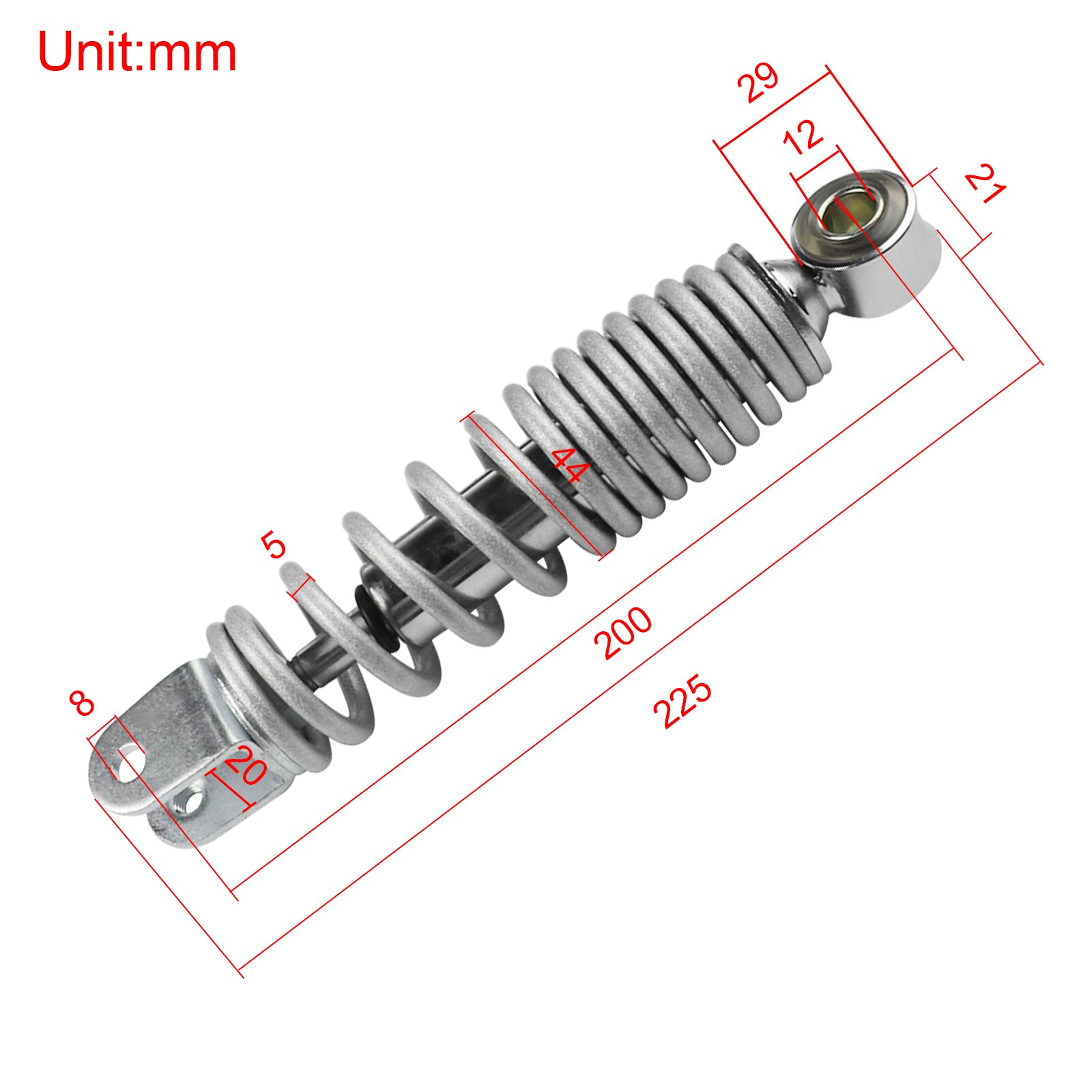 12Mm Achter Schokdemper Shocker Lente Schorsing Vo... – Grandado