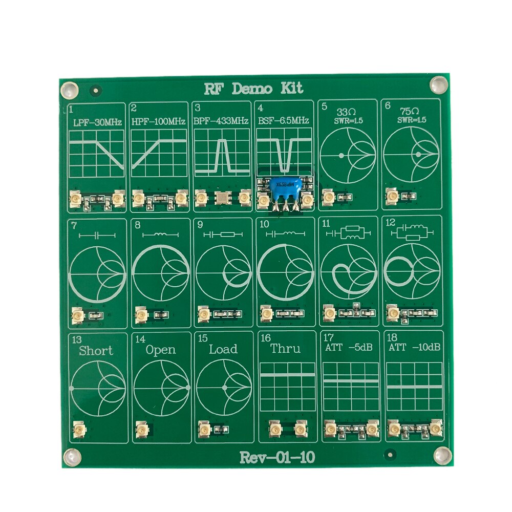 RF Demo Kit for NanoVNA VNA RF Test Board Vector N... – Vicedeal