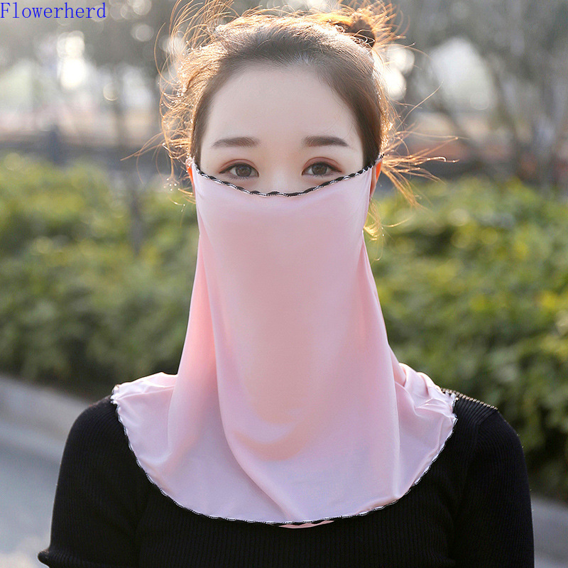 Zomer Zonnebrandcrème Masker Vrouwelijke Grote Bib... – Grandado